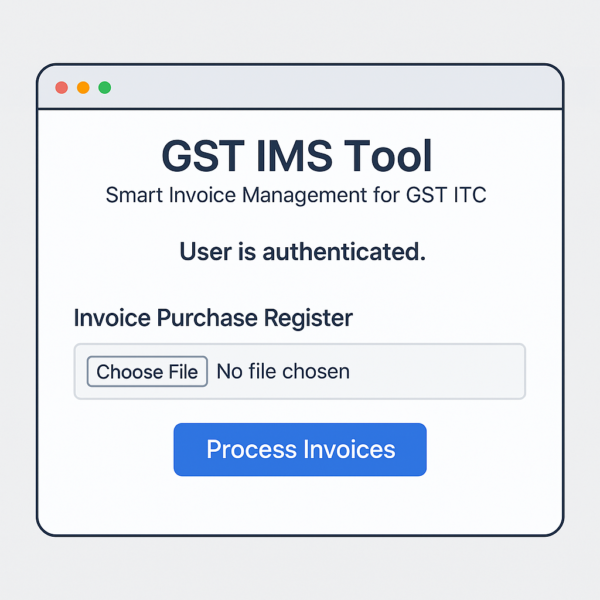 Invoice Processing Credits for GST IMS Tool (10 Paisa/Invoice ...
